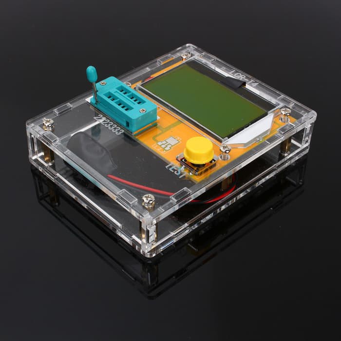 Jual ESR Meter M328 Transistor Tester with Clear Acrylic Case Shell ...