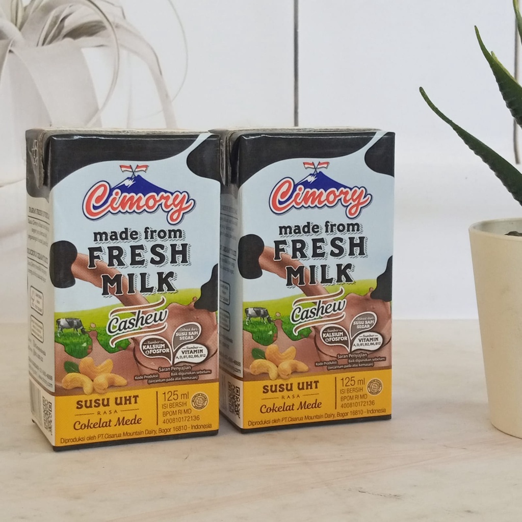 Jual Cimory Susu UHT Cashew 125 ml ED Agustus 2024 | Shopee Indonesia