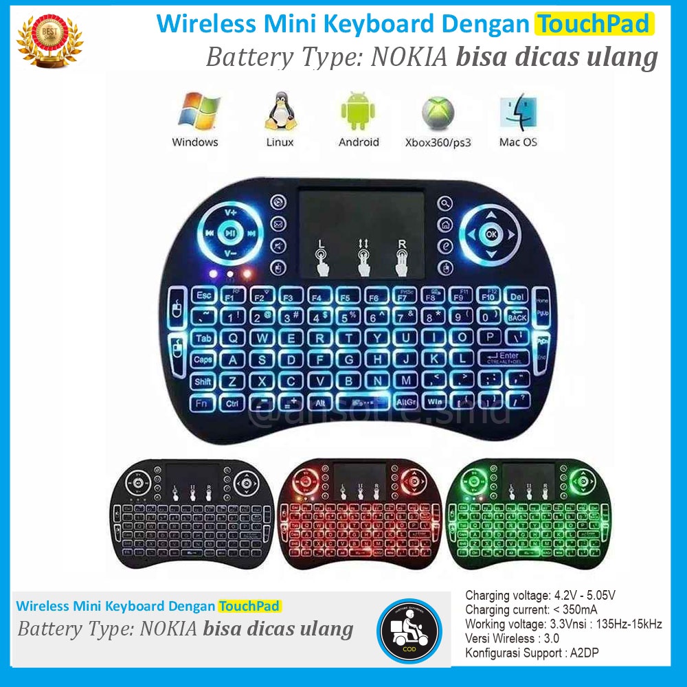Jual Keyboard Mini bisa untuk TV BOX ANDROID - PC - LAPTOP - WINDOWS ...