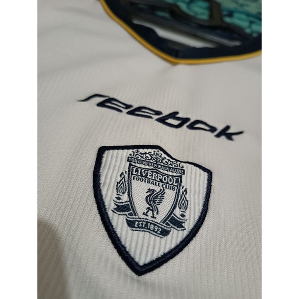 Jual Jersey Liverpool Original 2001 Away | Shopee Indonesia