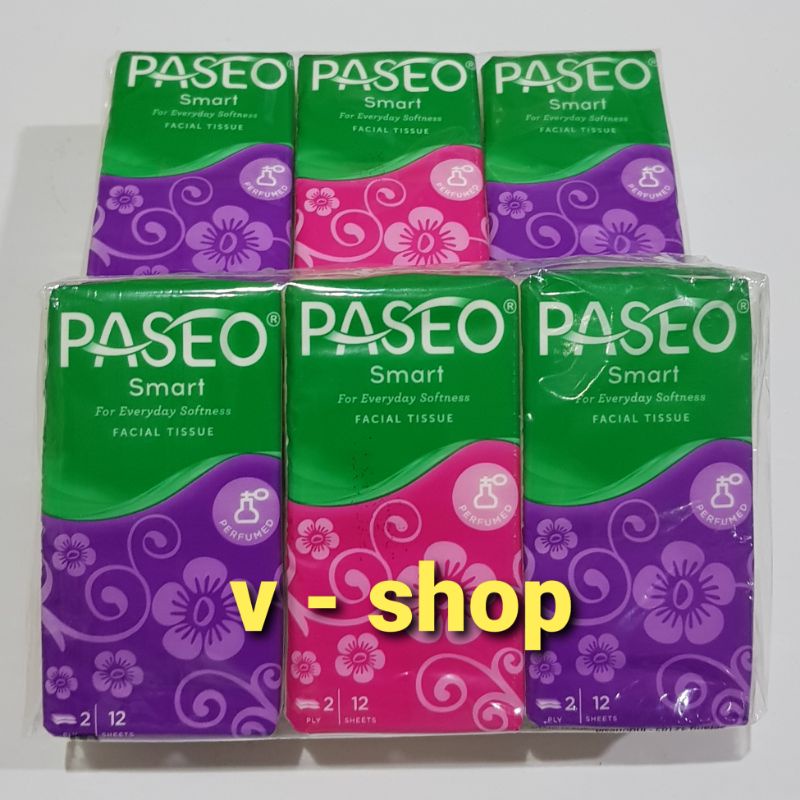 Jual Paseo Saku Facial Perfumed (6pc) | Shopee Indonesia