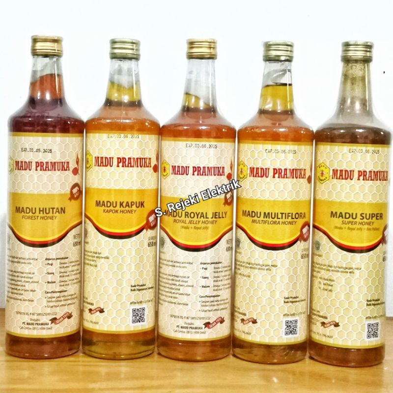 Jual Madu Pramuka 650mL/650 mL Asli 100% Semua Rasa Original Murni ...