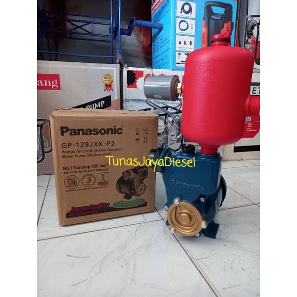 Jual Pompa PANASONIC GP-129 + Otomatis Tabung Plastik | Shopee Indonesia