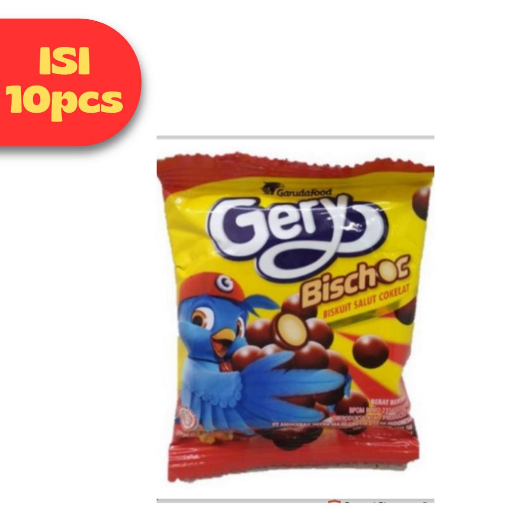 Jual GARUDA FOOD GERY BISCHOC Renceng isi 10pcs | Shopee Indonesia