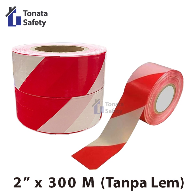 Jual Police Line Merah Putih / Garis Polisi 2 Inchi x 300 Meter ...