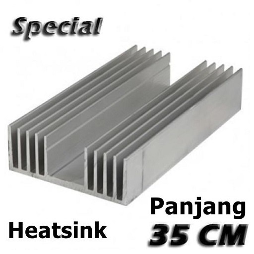Jual Heatsink Spesial 10 Sirip 35cm Audio Pendingin Heat Sink 35cm ...
