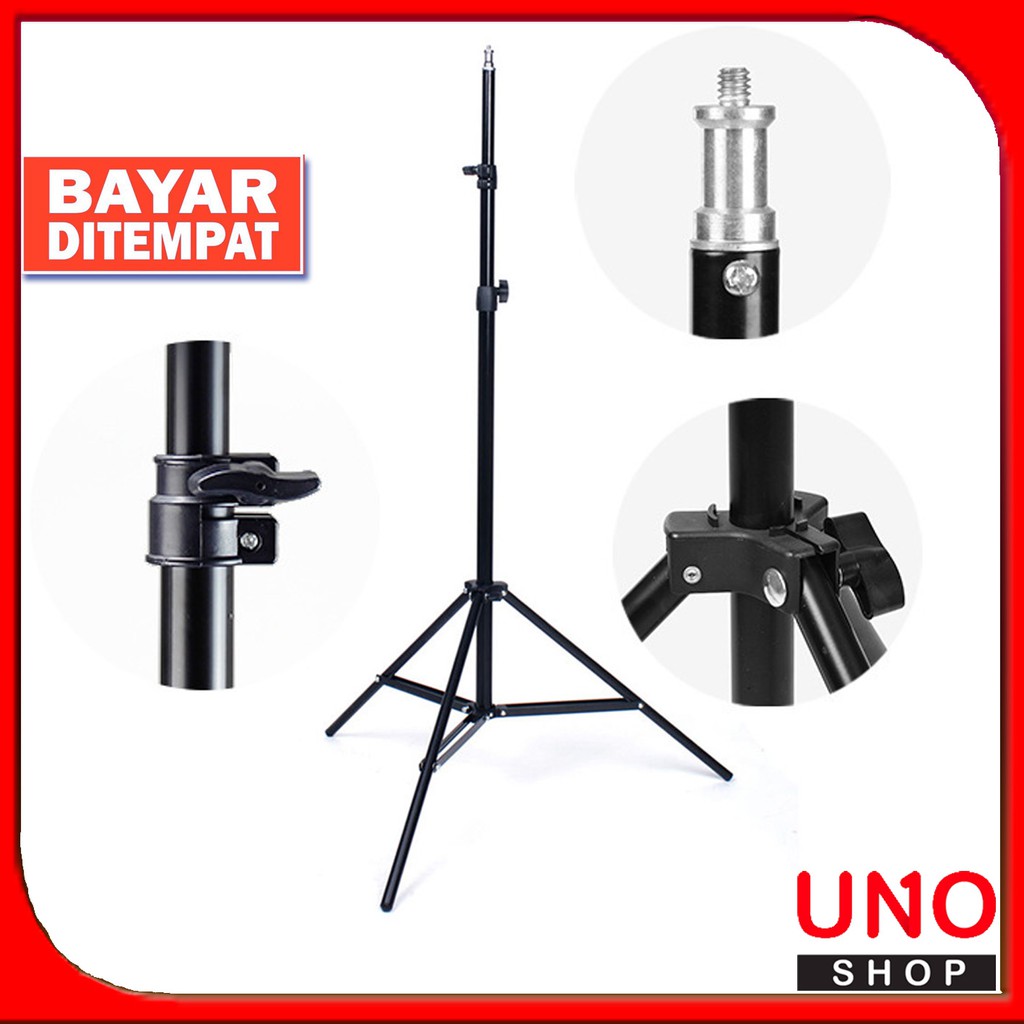 Jual Light Stand 200cm - Tripod Lightstand Lampu Studio | Shopee Indonesia