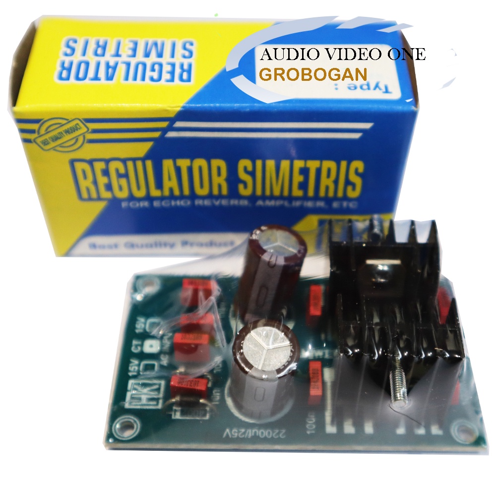 Jual Regulator Simetris 15V HK Kit Regulator SIMETRIC HK-15 VOLT Ori-HK ...