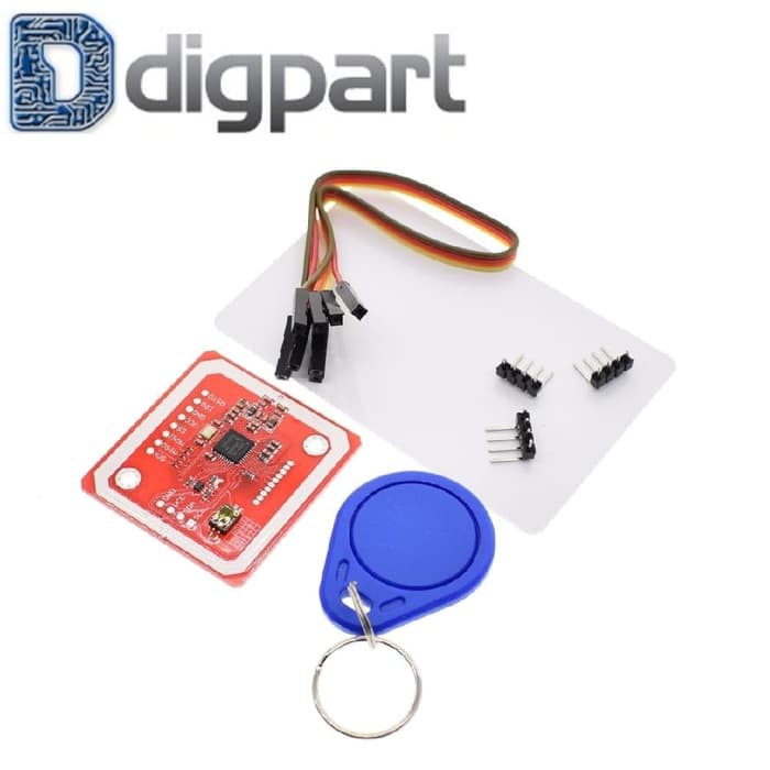 Jual PN532 NFC RFID V3 User Kits Reader Writer IC S50 Card PCB Attenna ...