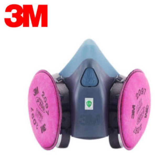 Jual PROMO !! Masker 3M 7502 Respirator + Particulate Filter 3M 2097 P100 | Shopee Indonesia