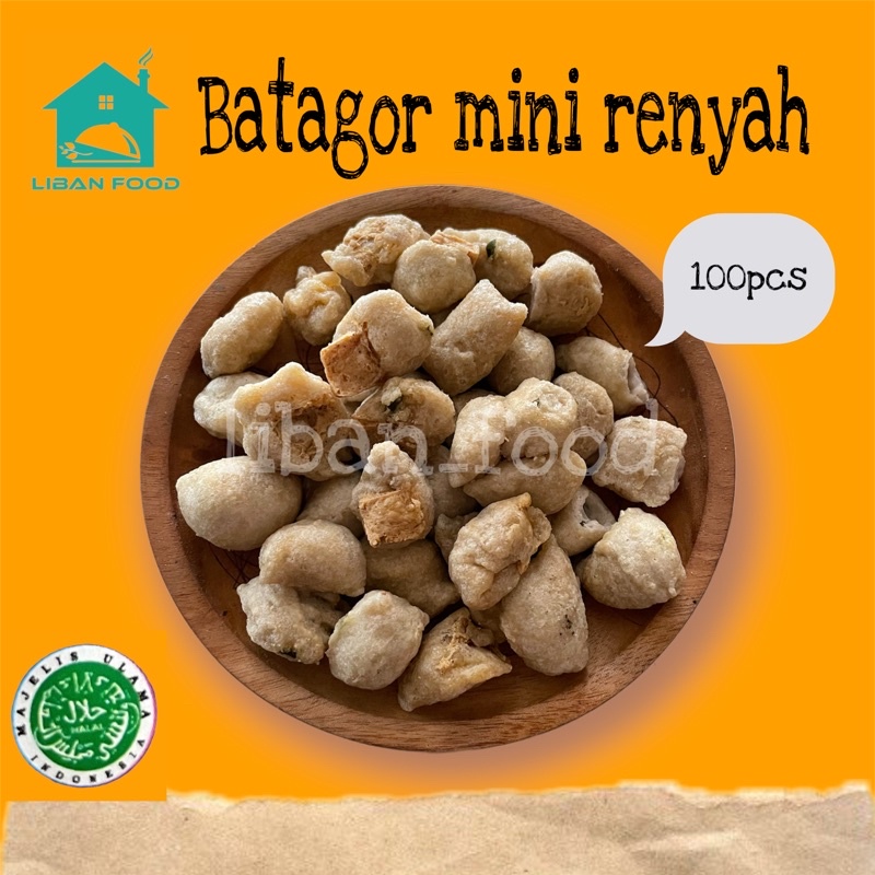 Jual BATAGOR MINI KERING 100PCS toping seblak baso aci | Shopee Indonesia