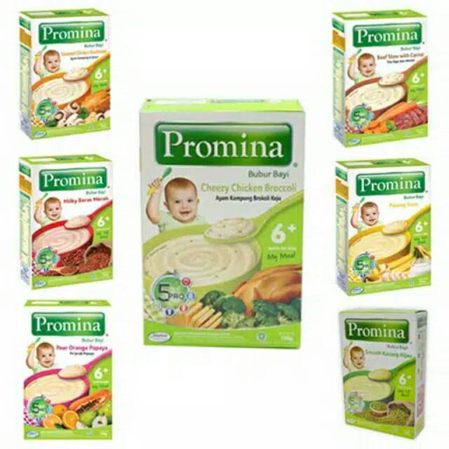 Jual Promina Bubur Bayi 6+ ke atas 100g | Shopee Indonesia