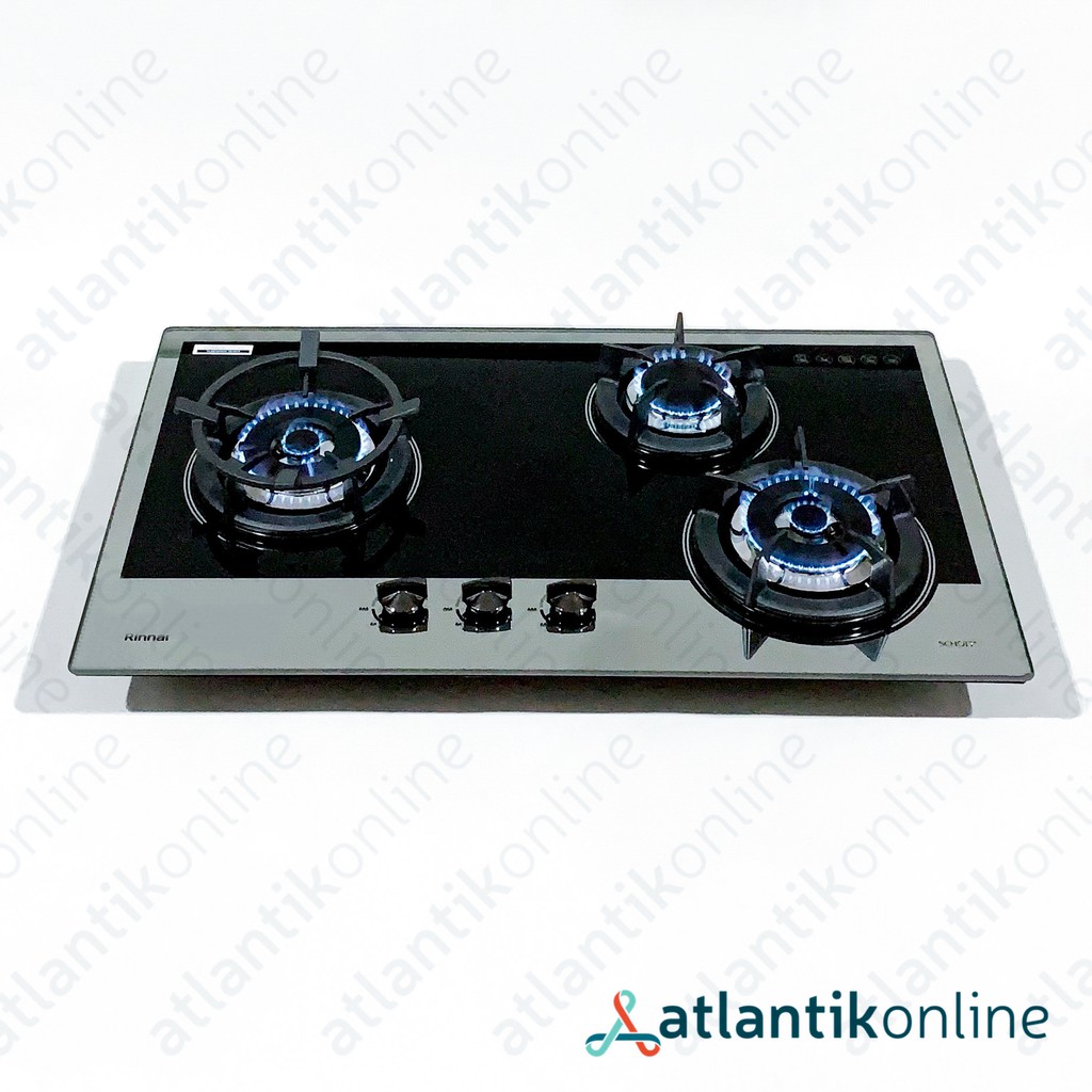 Jual Kompor gas tanam built-in 3 tungku RINNAI RB-3SS-C(GB) RB3SSCGB | Shopee Indonesia