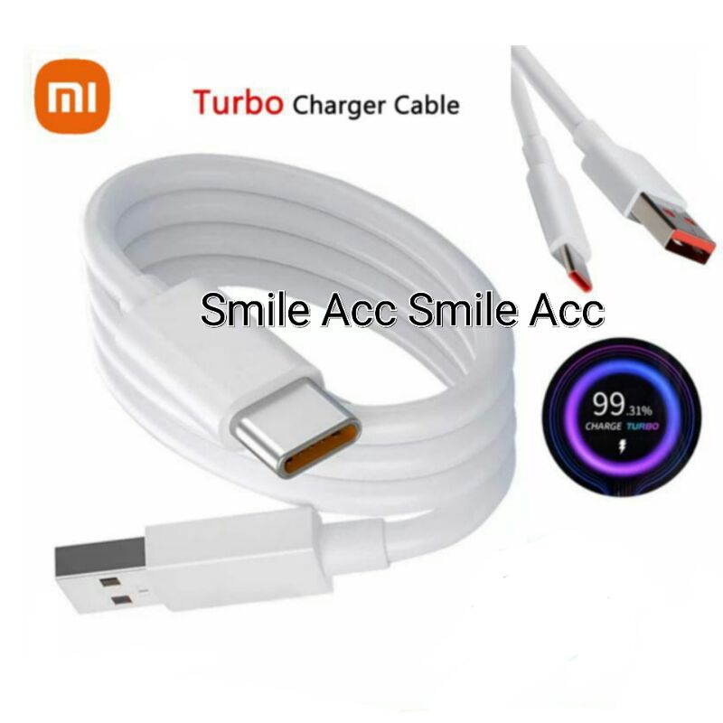 Jual Kabel Data Xiaomi Type C Turbo Charger Redmi Note 9 Note 10 10S ...