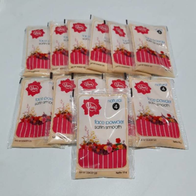 Jual Bedak viva no 4 isi 12pcs bedak jadul bedak tabur natural | Shopee ...