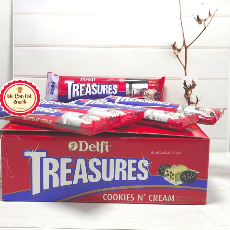 Jual Coklat Delfi Treasure Chocolate 36gr (isi 4) | Shopee Indonesia
