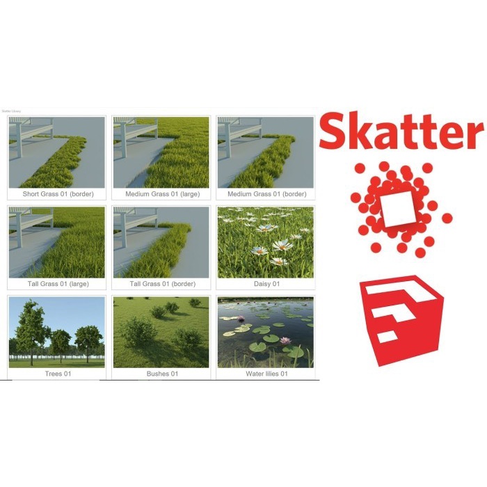 Jual Material, Texture & Plugin Pack for SketchUp | Shopee Indonesia
