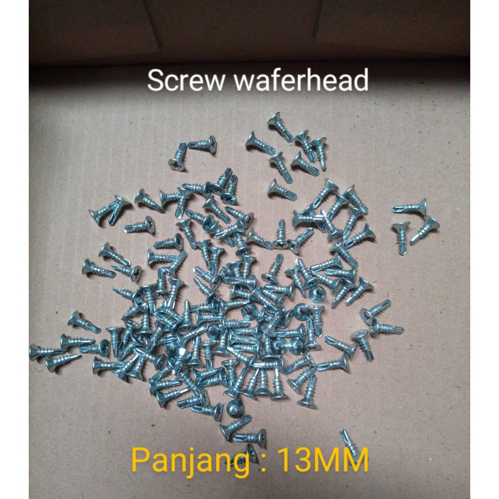 Jual (ISI 200PCS ) BAUT ULIR / SEKRUP ULIR / SCREW WAFERHEAD / SEKRUP ...