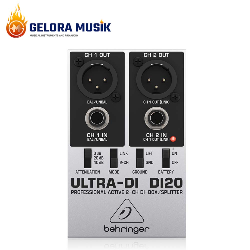 Jual Behringer DI20 Professional Active 2-Channel DI-Box/Splitter ...