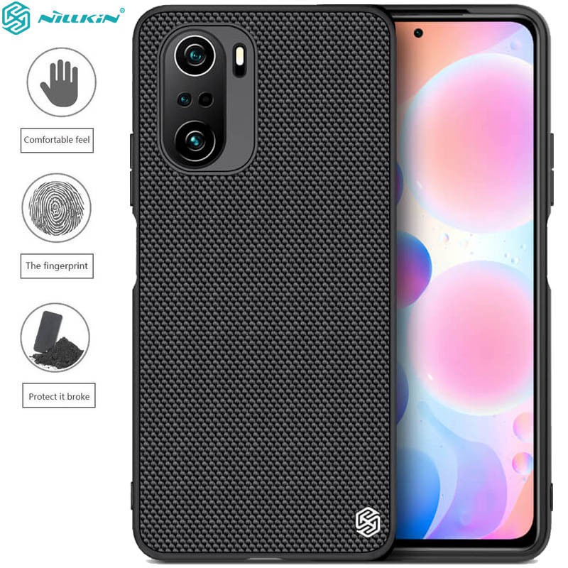 Jual Nillkin Textured Nylon Fiber Case Xiaomi Poco F3 - Casing Black ...