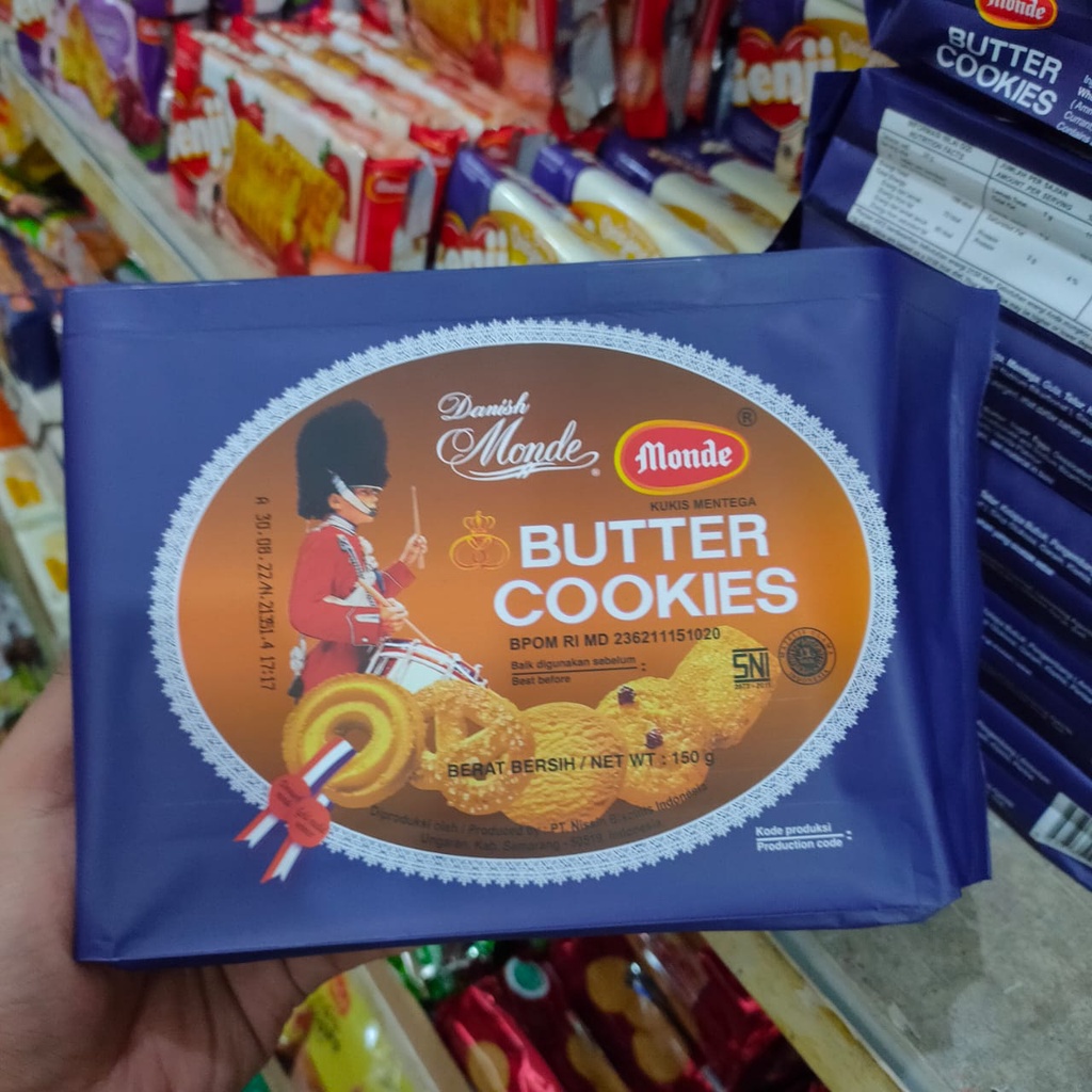 Jual Cemilan Biskuit Monde Butter Cookies 150gr / Satuan | Shopee Indonesia
