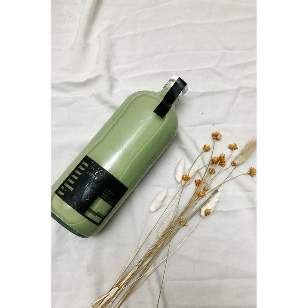 Jual mula Matcha Latte 1 L Botol Kaca | Shopee Indonesia