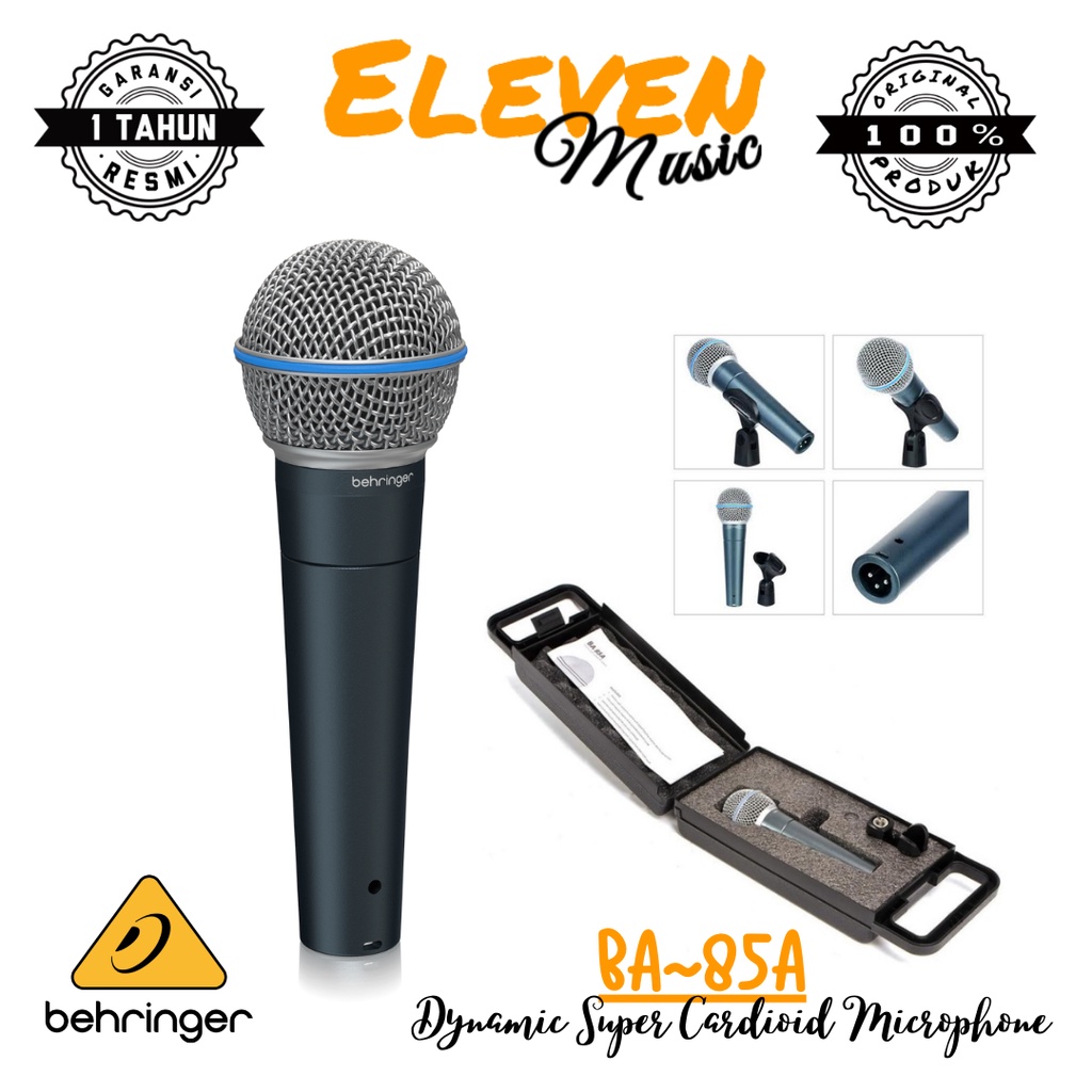 Jual Behringer BA-85A Dynamic Super Cardioid Microphone | Shopee Indonesia
