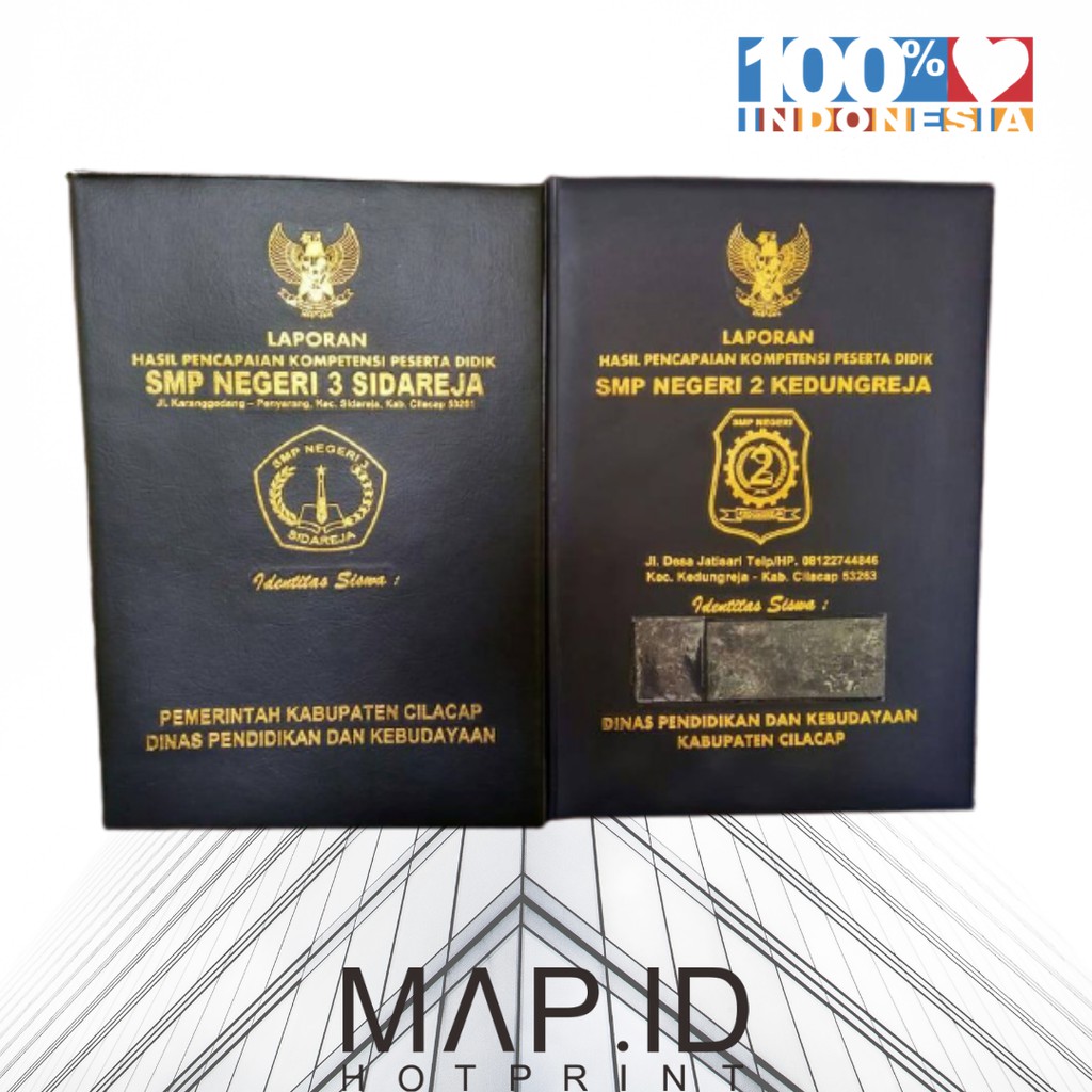Jual MAP RAPOT 22-30 KTG DOF MIN 20 PCS MAP RAPORT MAP IJAZAH MAP HOTPRINT SAMPUL RAPORT SAMPUL ...