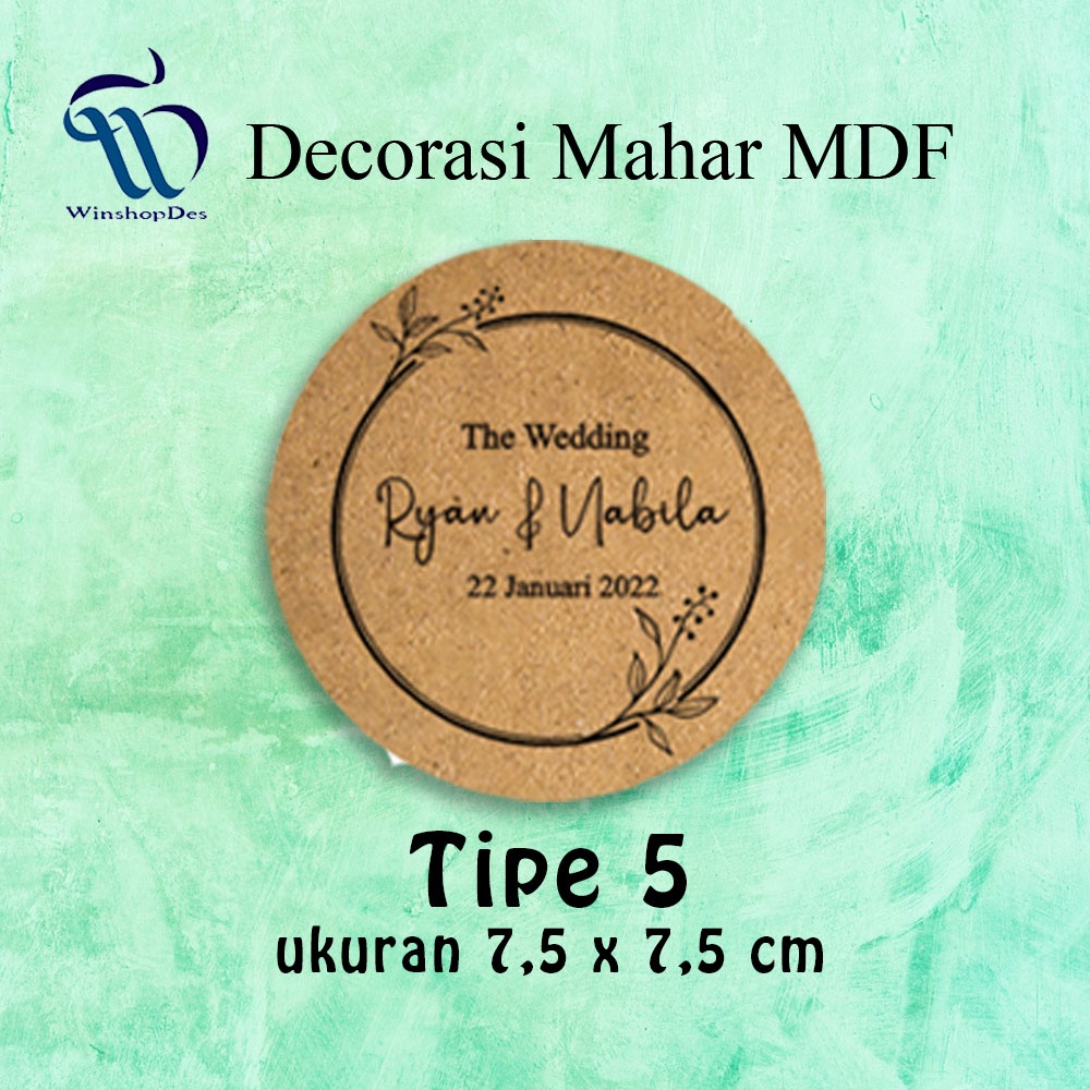 Jual Nama kayu MDF custom decorasi mahar / scrabbook / name tag kayu ...