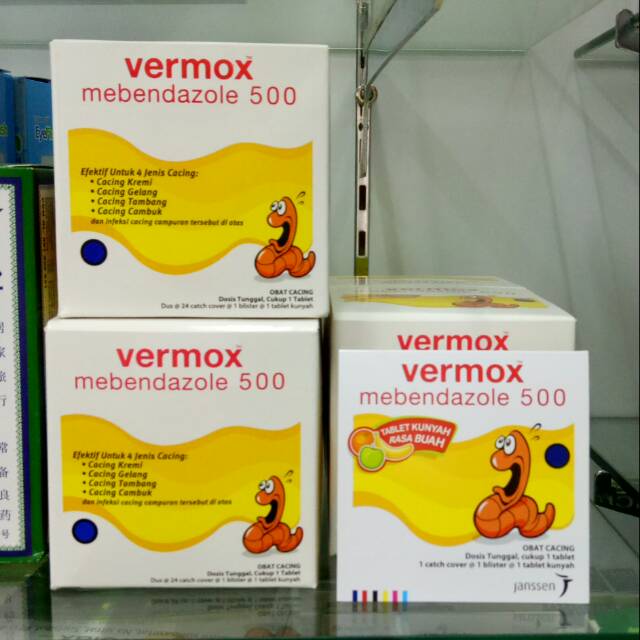 Jual Vermox box ( 24 strip) | Shopee Indonesia