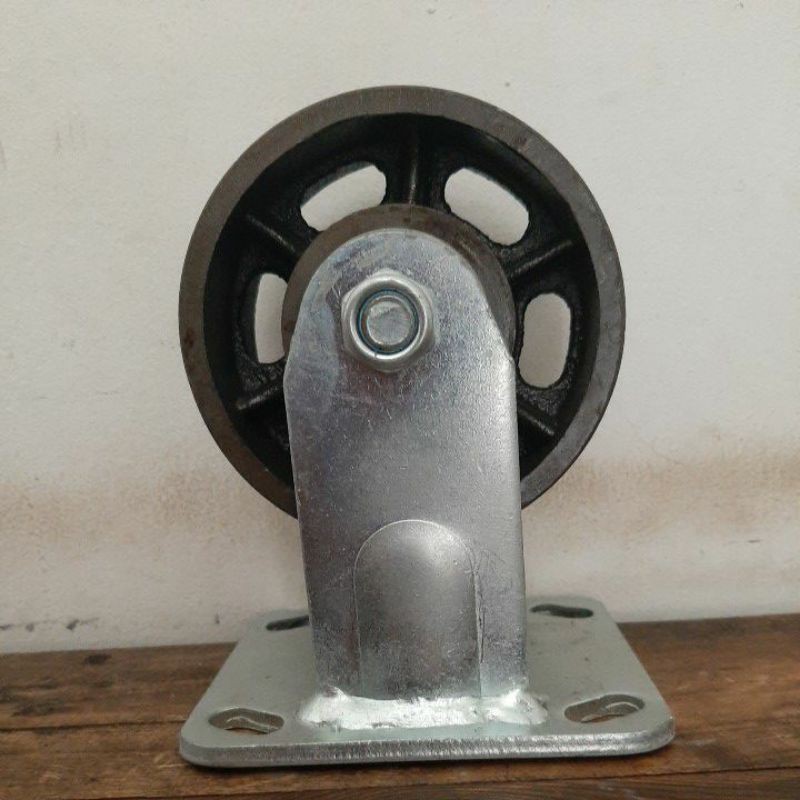 Jual RODA TROLLEY TROLI BESI 4 INCH HEAVY DUTY MATI | Shopee Indonesia