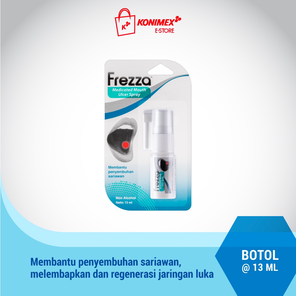 Jual Frezza Medicated Mouth Ulcer Spray Untuk Sariawan dan Luka di ...