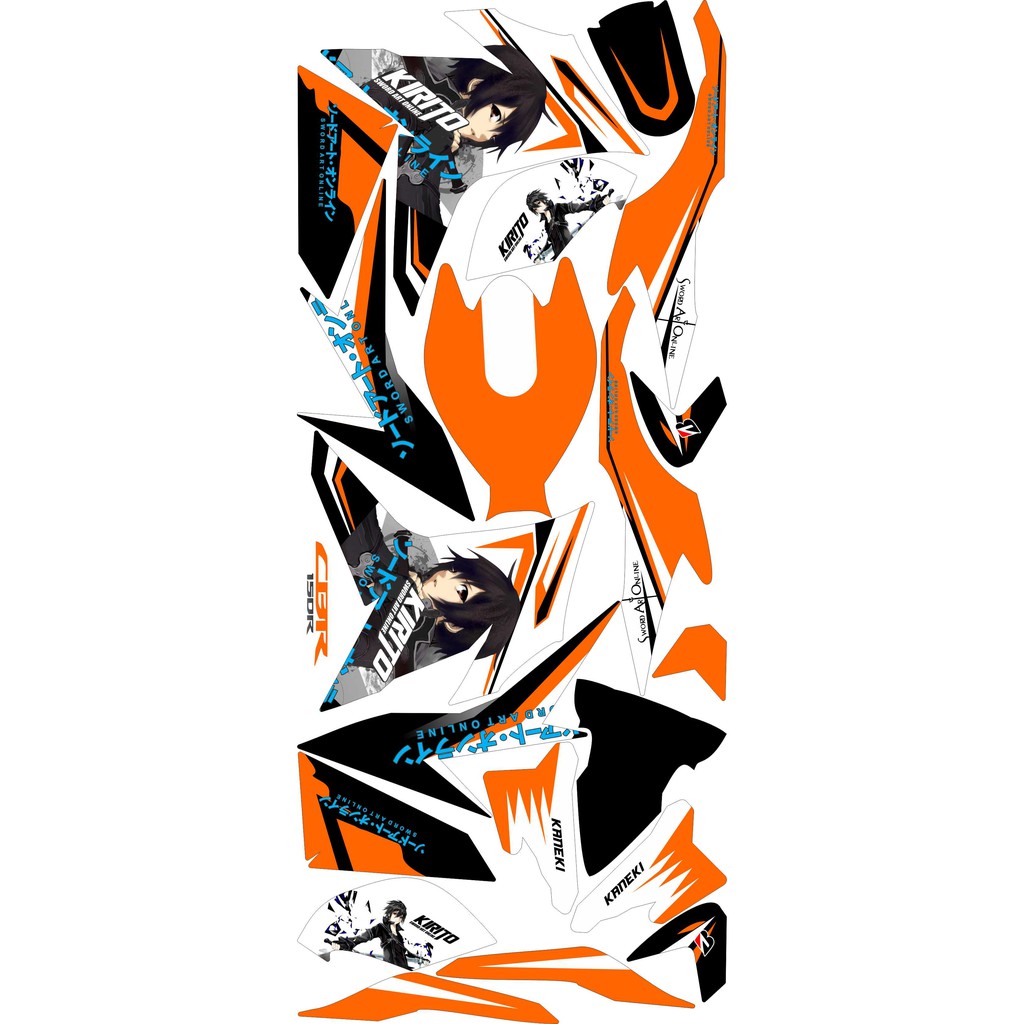 Jual Decal full body CBR 150 R ANIME COSTUM | Shopee Indonesia