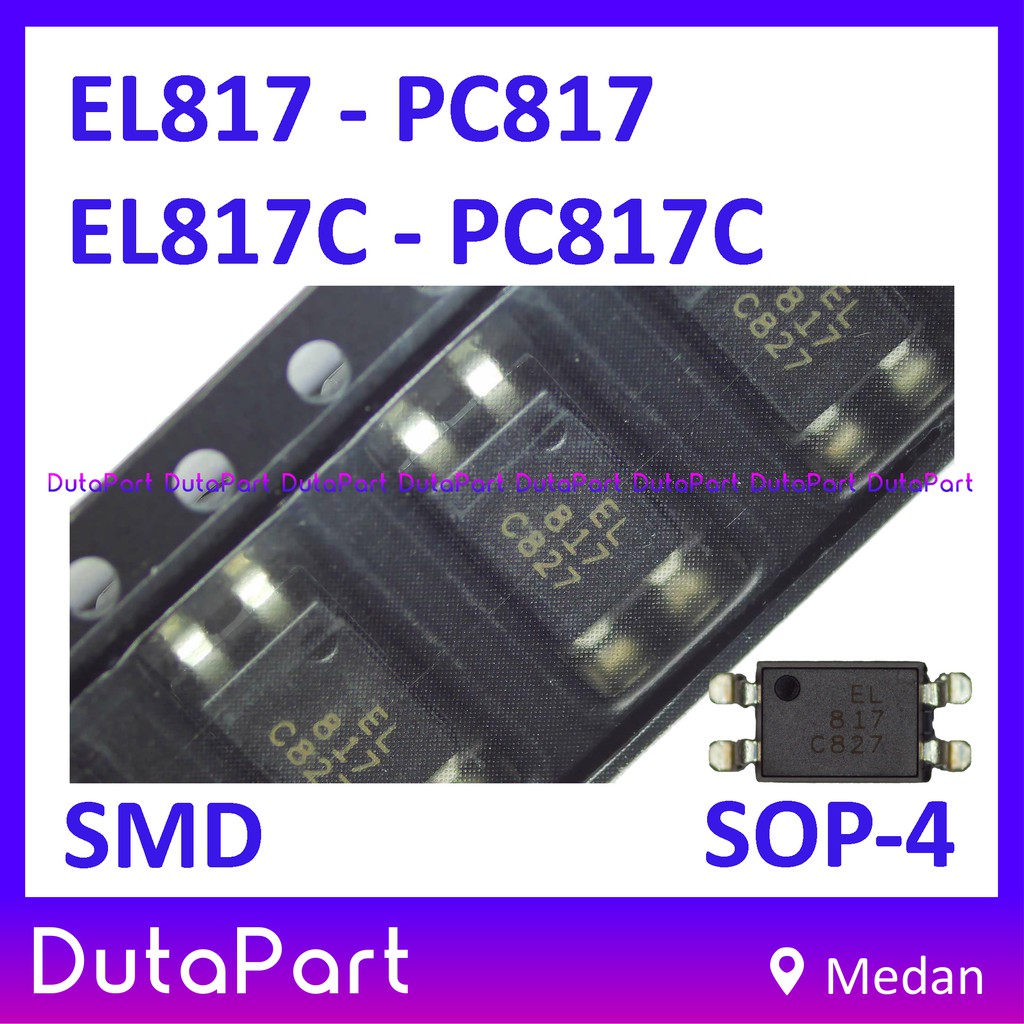 Jual EL817 PC817 EL817C PC817C EL 817 SMD Optocoupler Photocoupler SOP-4 | Shopee Indonesia