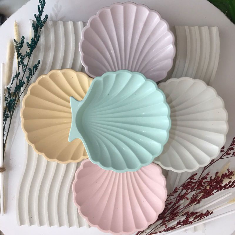 Jual Coaster Tatakan Kerang Aesthetic Concrete Art | Sea Shell Coaster ...