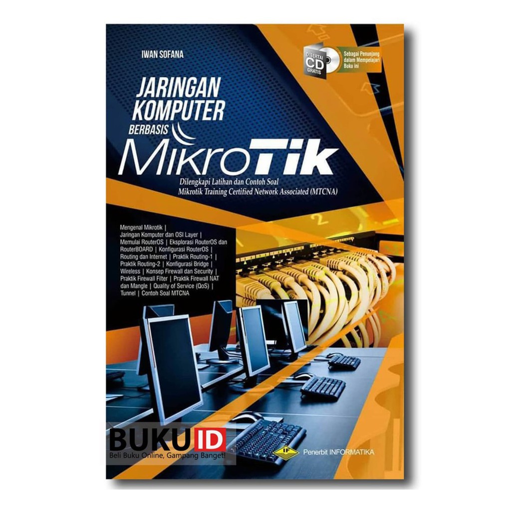 Jual Buku Jaringan Komputer Berbasis Mikrotik +CD | Shopee Indonesia