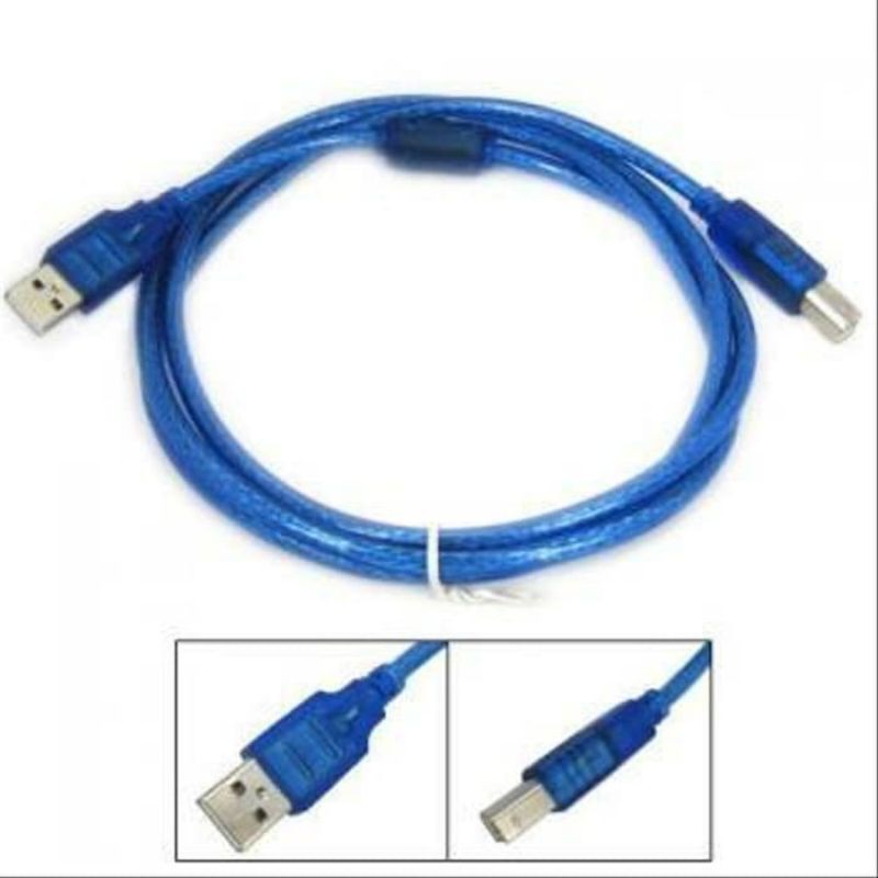 Jual KABEL PRINTER USB 1.5M TRANSPARAN | Shopee Indonesia