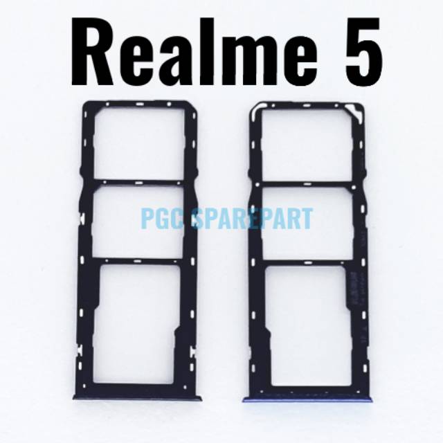 Jual Original Simtray Realme 5 - RMX1911 - Tempat Simcard Simlock Sim ...