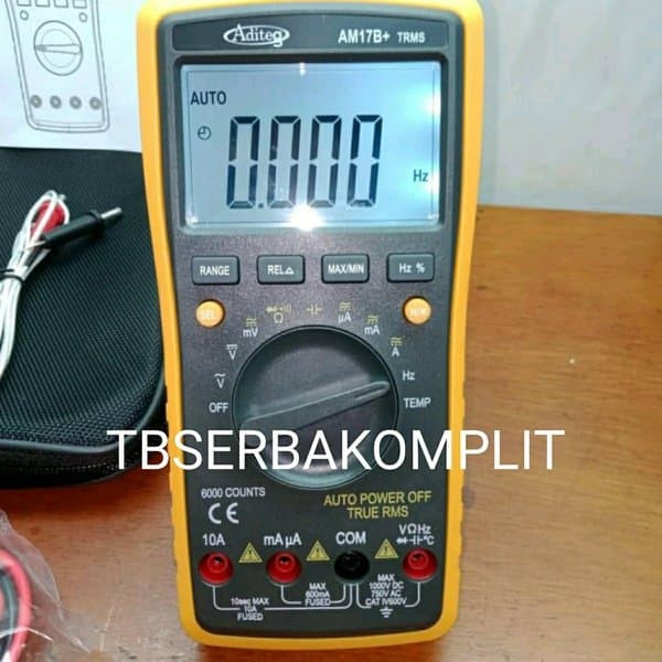 Jual Digital Multitester Aditeg AM-17B+ TRMS True RMS Multimeter AM17B ...