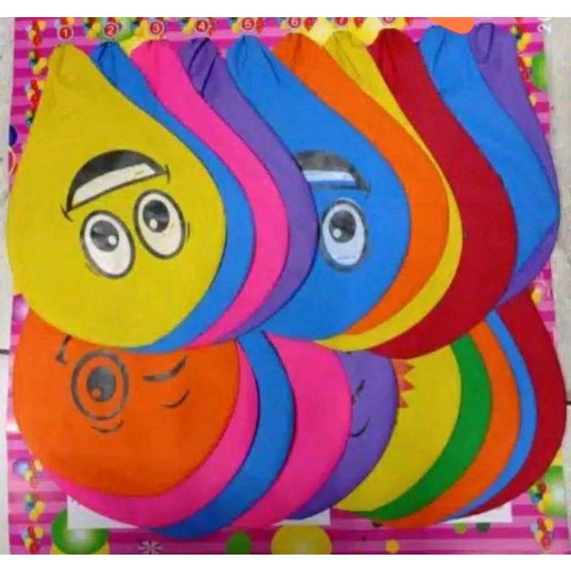 Jual Balon Jumbo Game Balon Air Balon SMILE EMOTICON Dekorasi Ultah ...