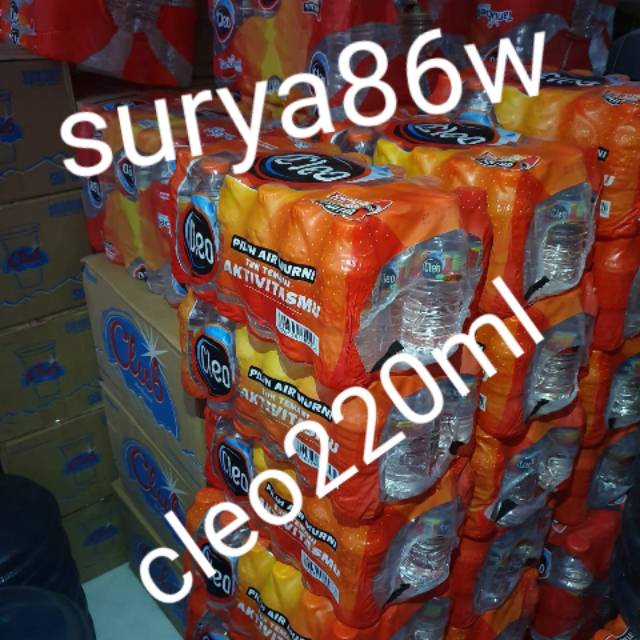 Jual GEBYAR PROMO INSTANT AJA YA - air minum 1 pak AMDK CLEO botol 24 x ...