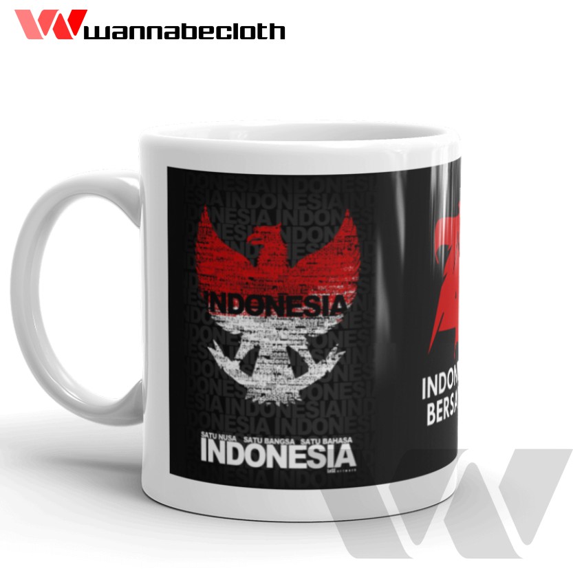 Jual Gelas Mug 17 Agustus Souvenir HUT RI 74 Tahun Indonesia Merdeka RI ...