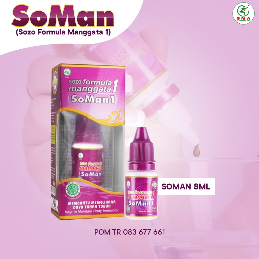 Jual SOMAN (Sozo Formula Manggata 1) - Jamu Tetes 8ML | Shopee Indonesia