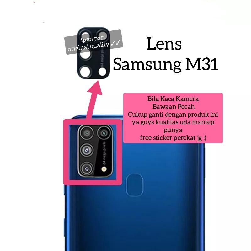 Jual Kaca Kamera M31 Sam Lensa Camera Belakang Lens | Shopee Indonesia