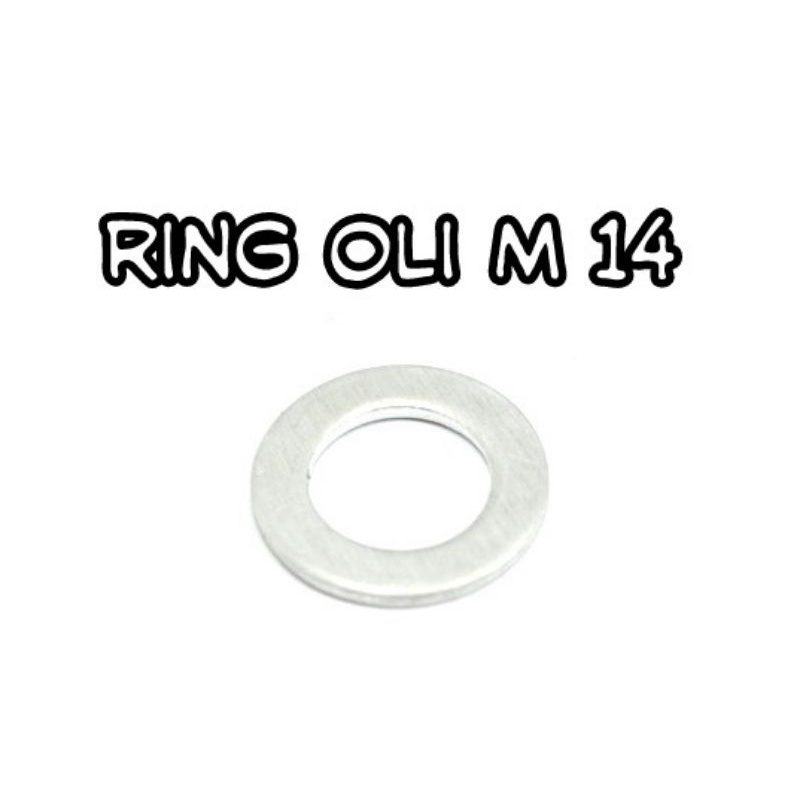 Jual Washer Drain Plug 14MM Ring Tap Oli | Shopee Indonesia