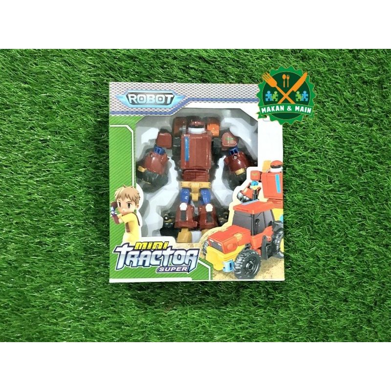 Jual Robot Tobot Mini AthlonTractor Super Hero Warna Merah Tritan ...