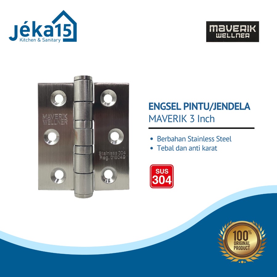 Jual ENGSEL MAVERIK WELLNER | ENGSEL JENDELA 3 INCH | ENGSEL PINTU ...
