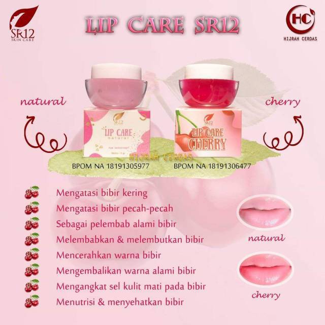 Jual LIP CARE SR12 BEST SELLER..!! PELEMBAB BIBIR / LIP BALM / PENCERAH WARNA BIBIR AMAN BPOM ...