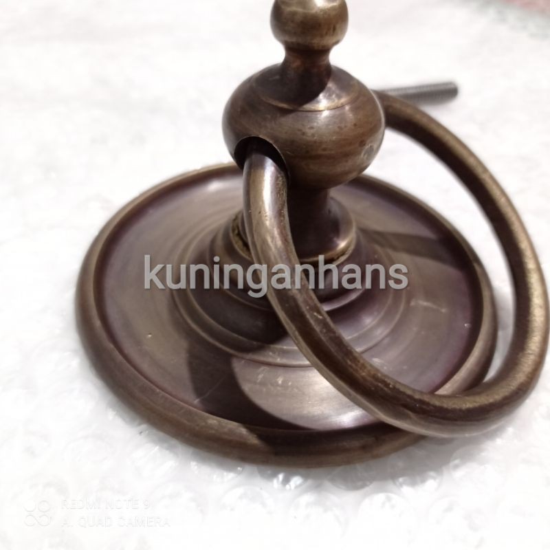 Jual tarikan pintu ring baut tembus kuningan antik klasik | Shopee ...