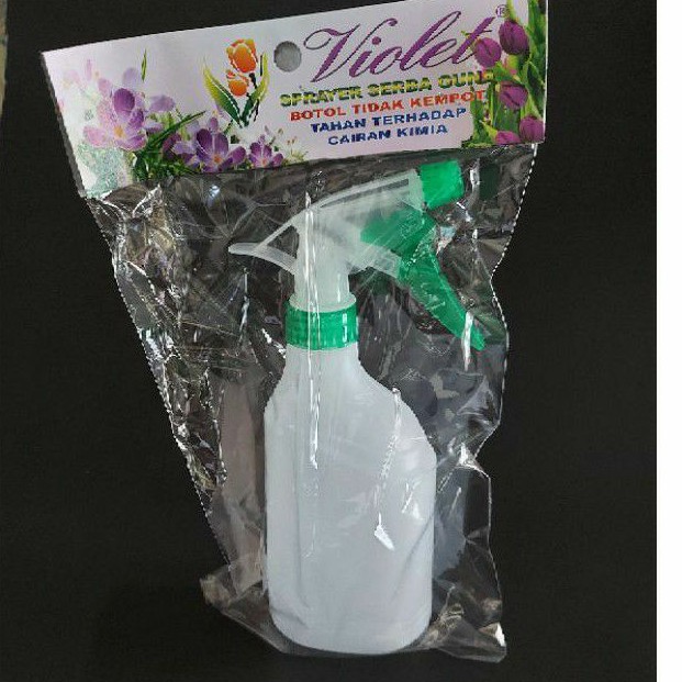 Jual Botol sprayer semprotan serba guna Violet gepeng 500ml dan 1 Liter ...